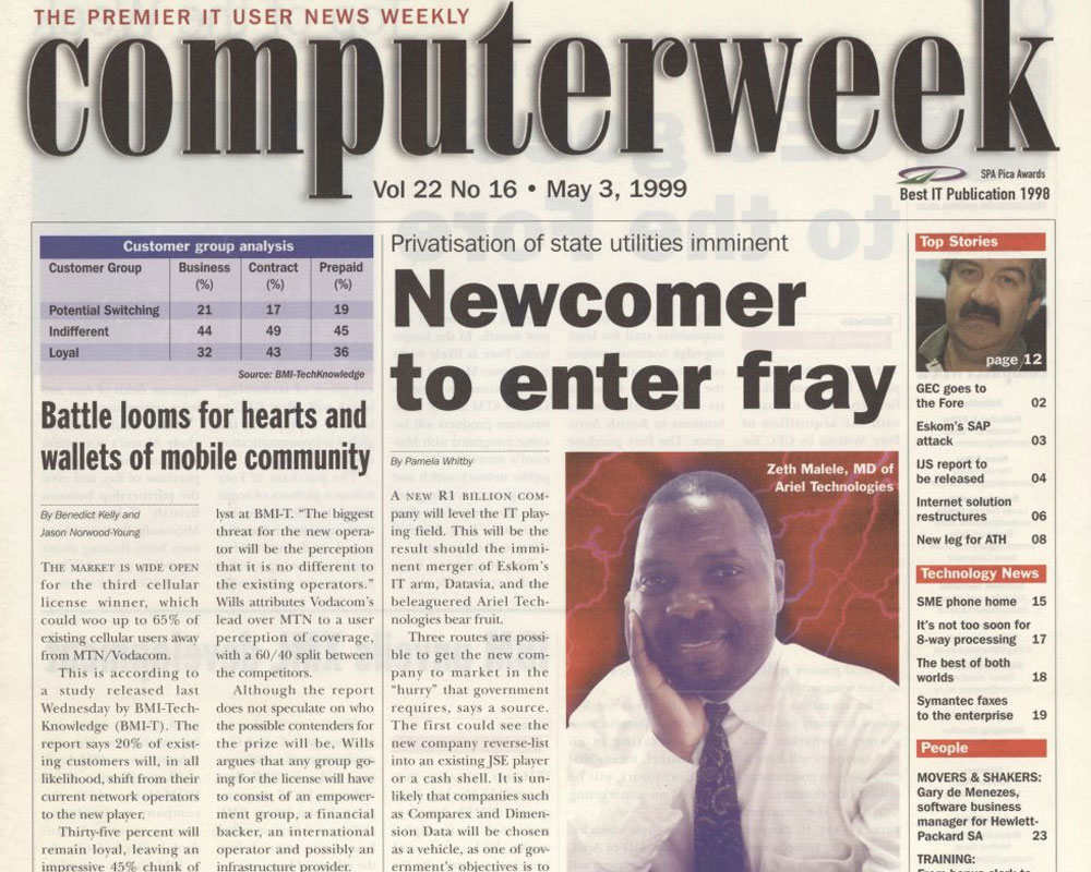 Computerweek (SA) & Computing (UK) - Pamela Whitby